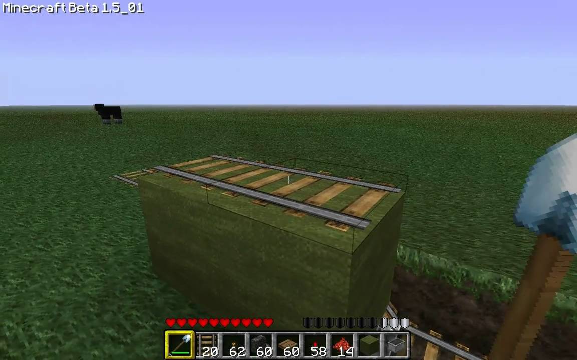 Minecraft Tutorial - How to make a Double Minecart Booster [ Most ...