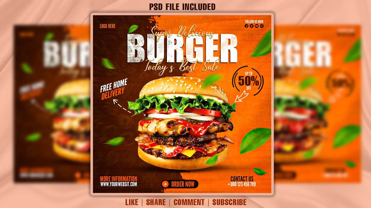 ADVERTISEMENT POSTER IN PHOTOSHOP 2023 #photoshop - YouTube