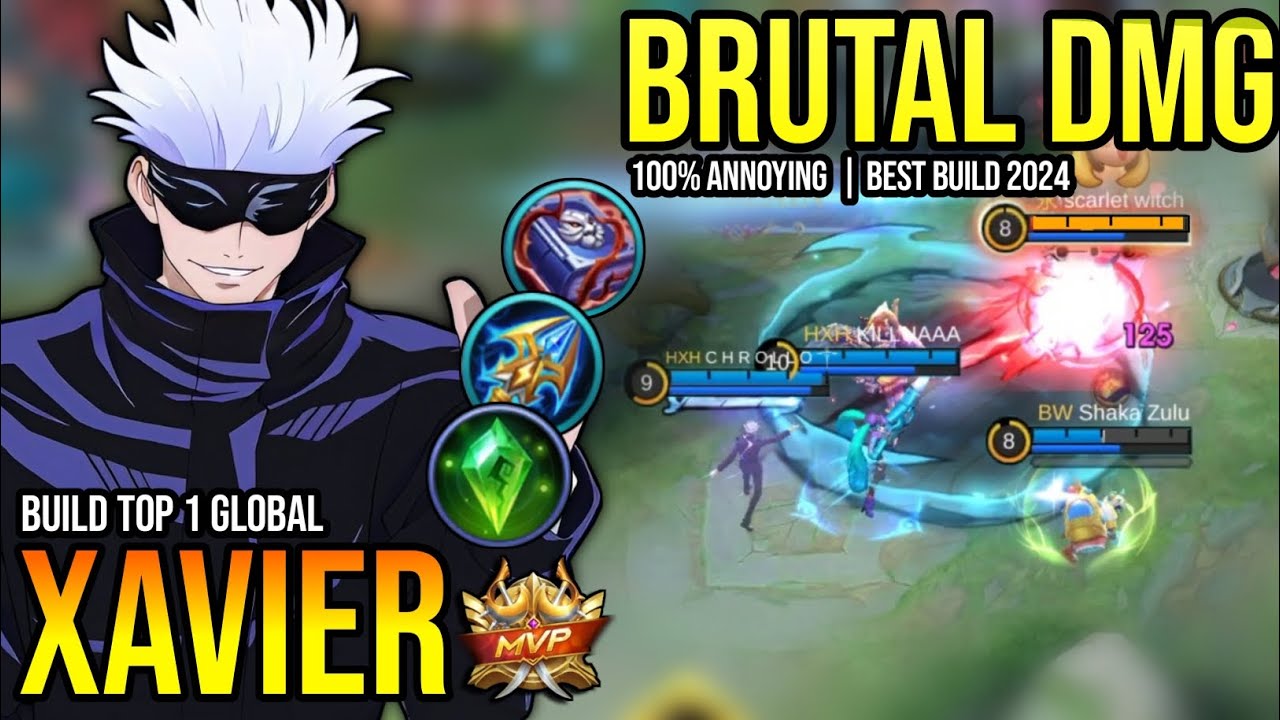 XAVIER BEST BUILD 2024 | BUILD TOP GLOBAL XAVIER GAMEPLAY | MOBILE LEGENDS - YouTube