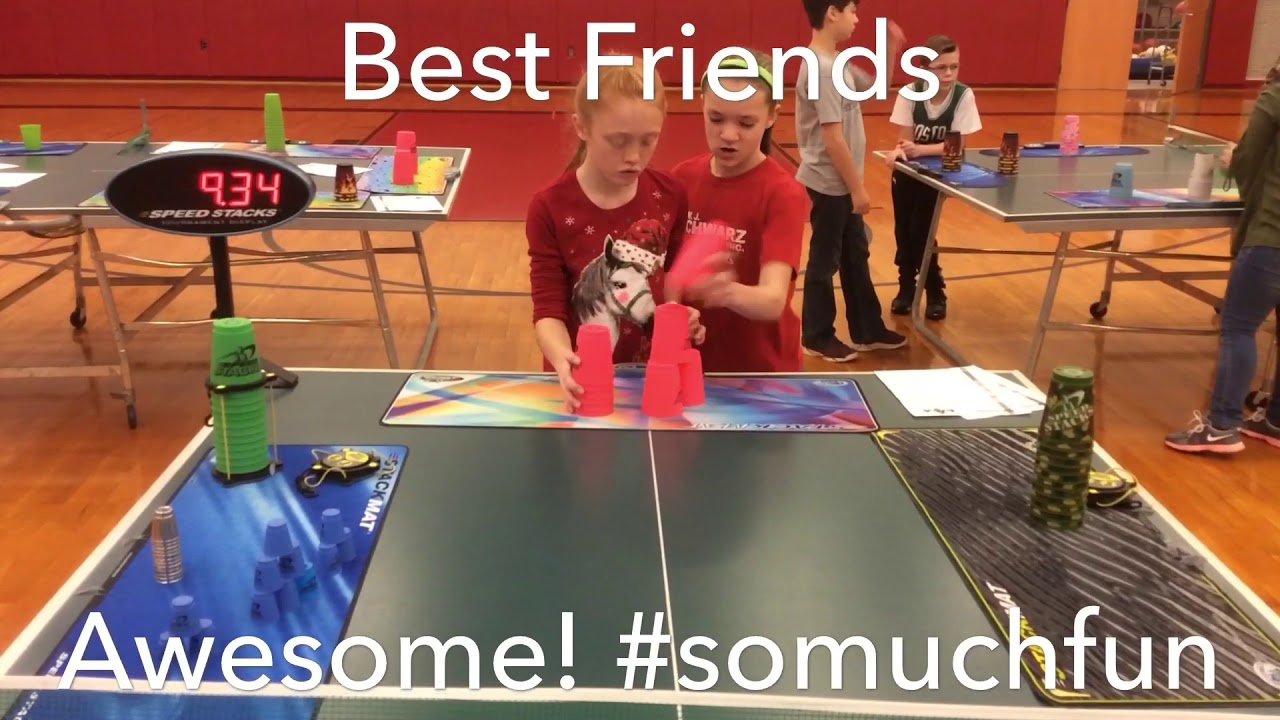 Lakeside partner sport stacking. #speedstacks - YouTube