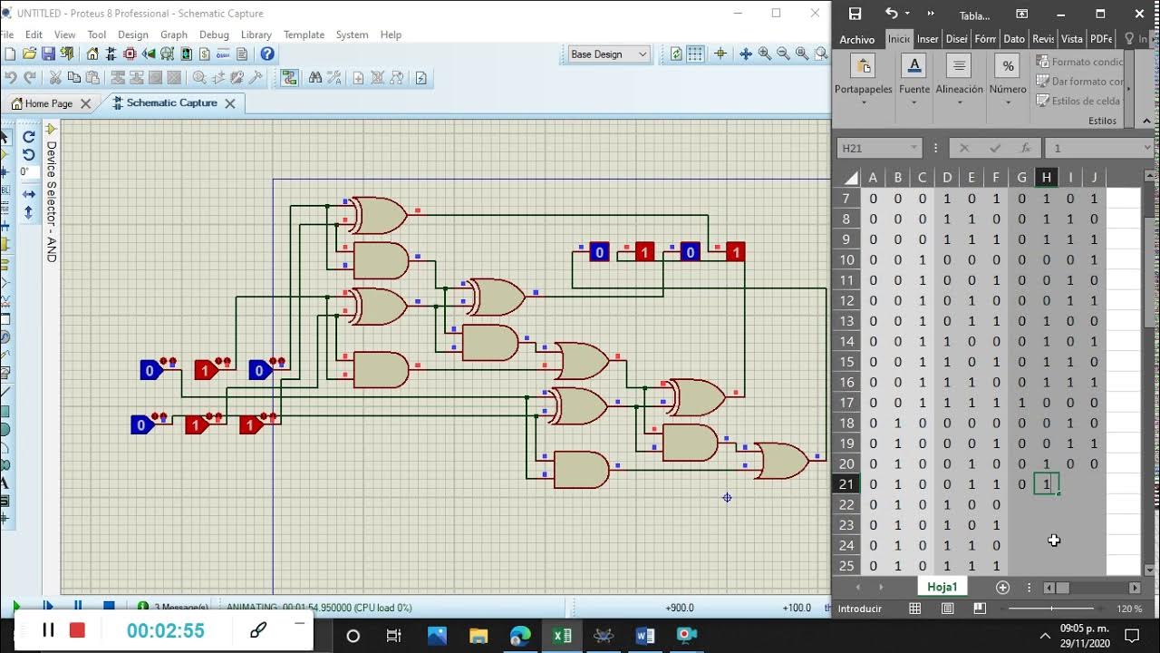 Sumador 3 bits - YouTube