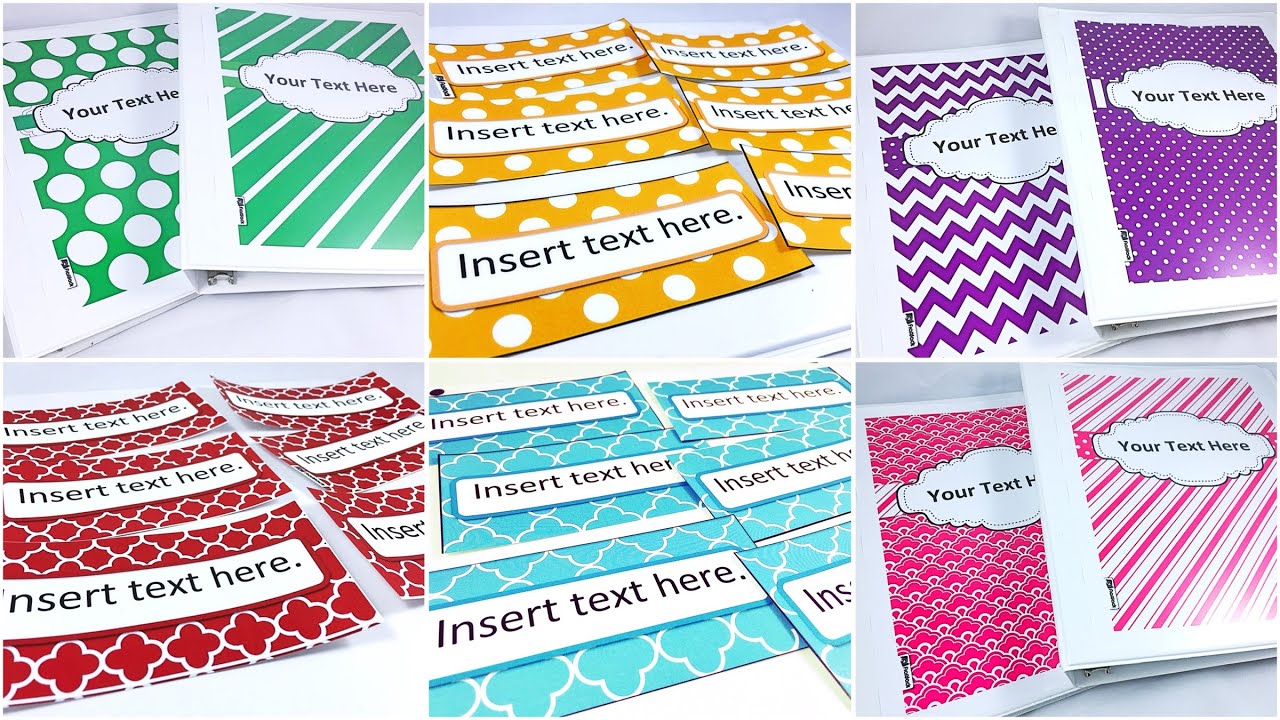 Editable Color Scheme Classroom Decor Kits - YouTube