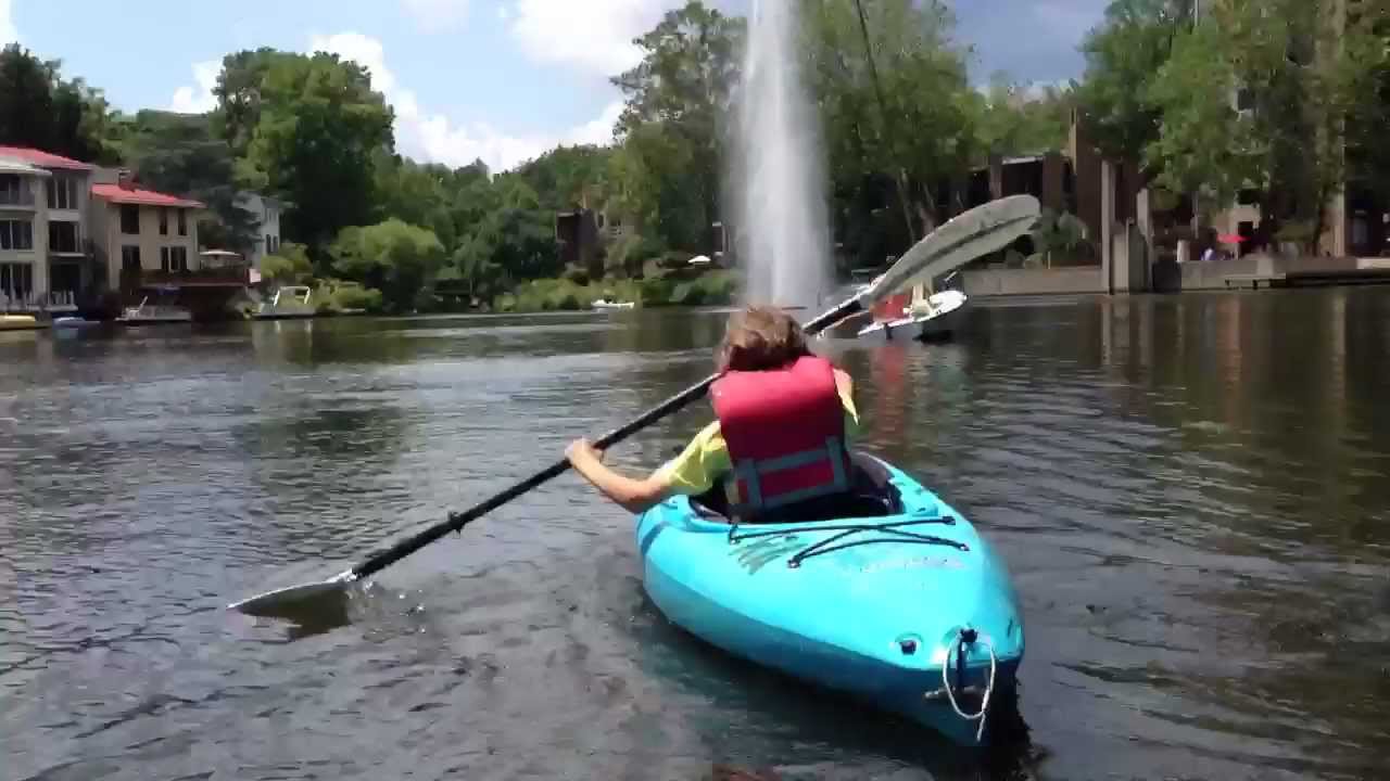 Kayaking at Lake Anne, Reston VA - YouTube