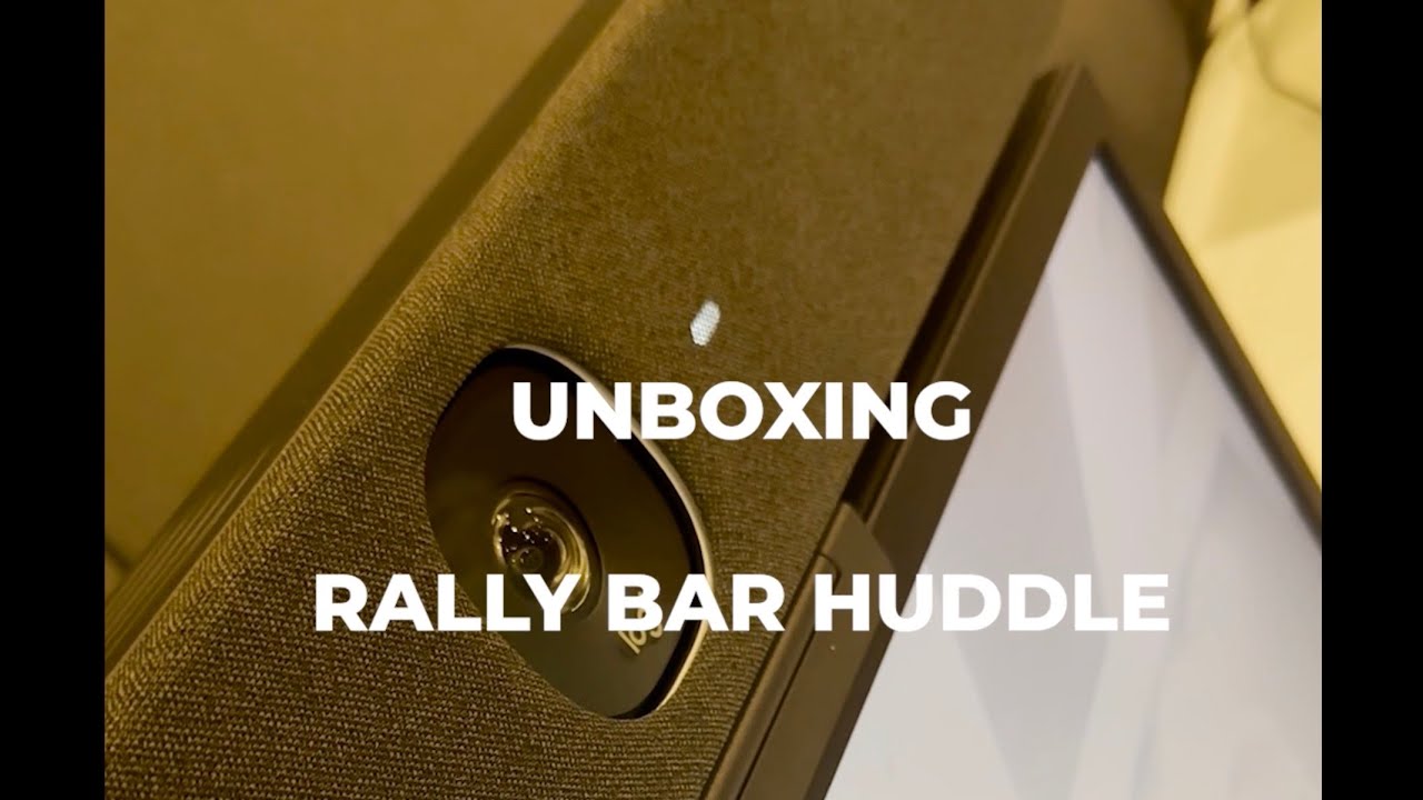 Unboxing Logitech Rally bar huddle - YouTube