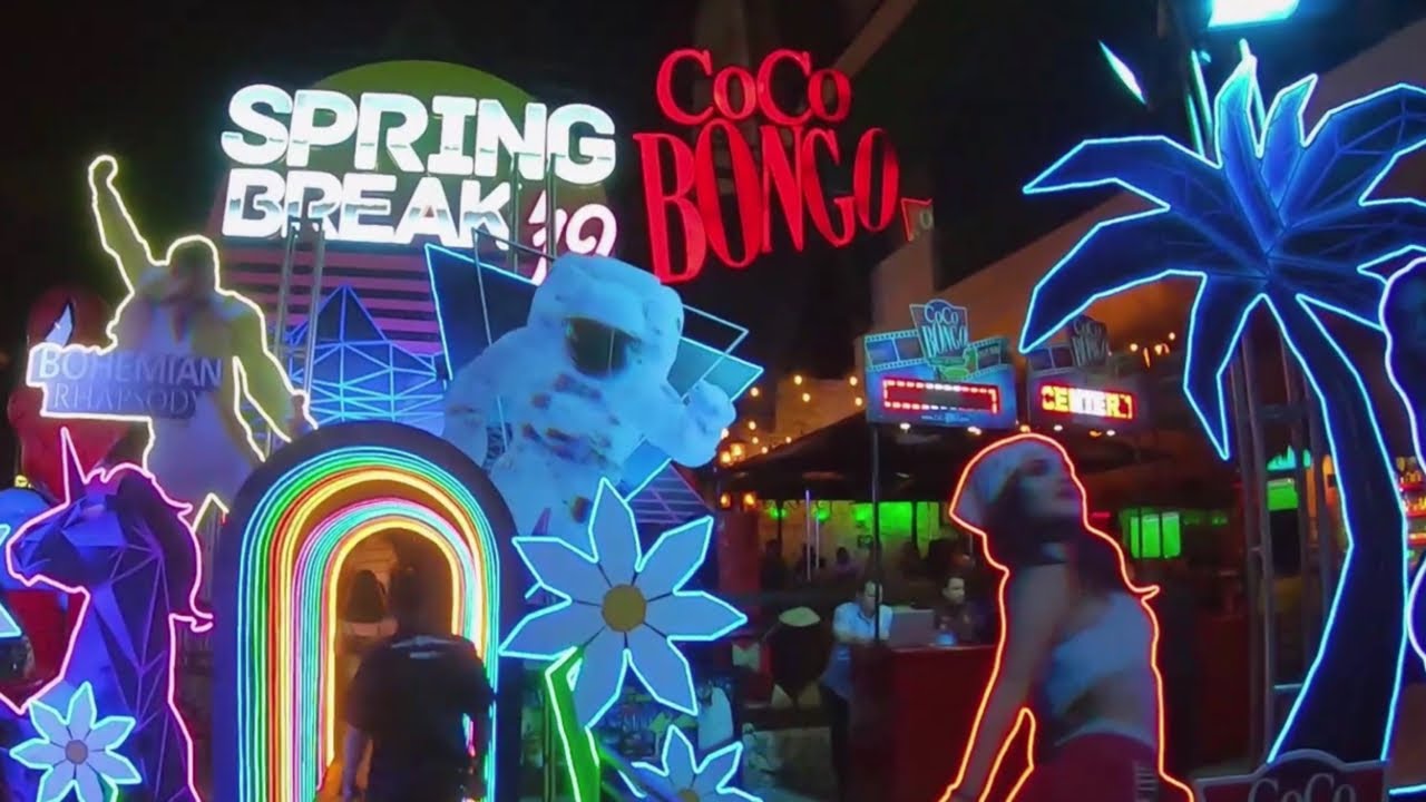 SPRING BREAK PARTY CANCUN 🇲🇽 ISLA MUJERES - YouTube