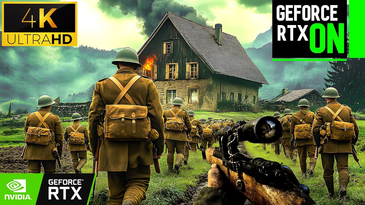 WORLD WAR II SNIPER | REALISTIC ULTRA GRAPHICS GAMEPLAY COD WW2 4K60FPS ...