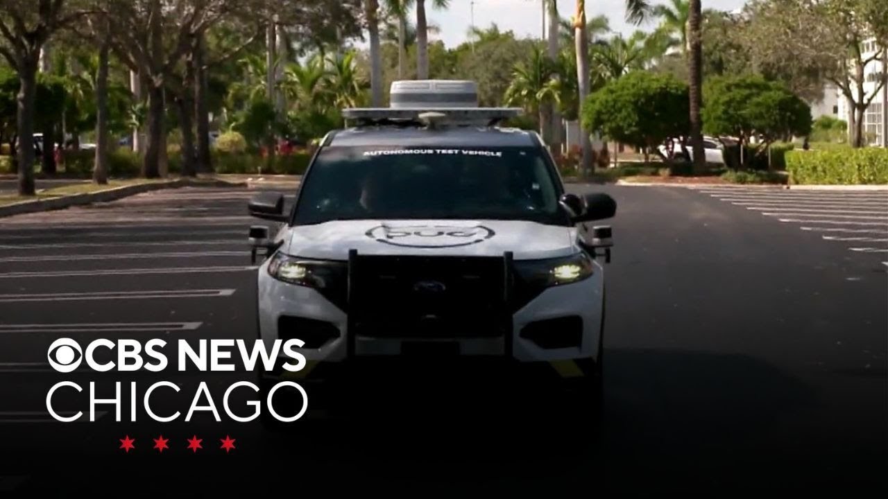 Florida sheriff’s office testing self-driving police car - YouTube
