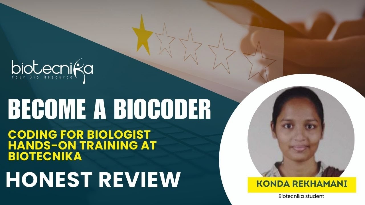 Biotech + Coding: Konda Rekhamani's Journey to Success with Biotecnika’s Hands-on Training ...
