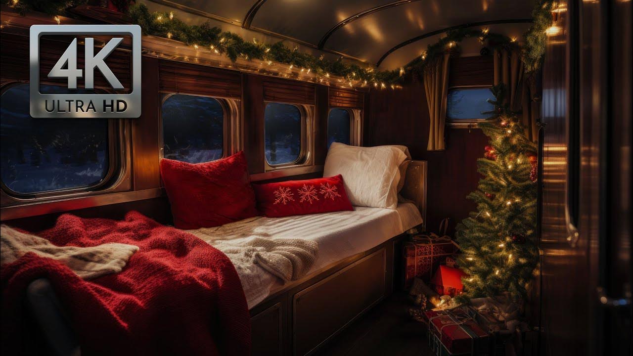 Overnight on the North Pole Express, Christmas Train Ambience, Train ...