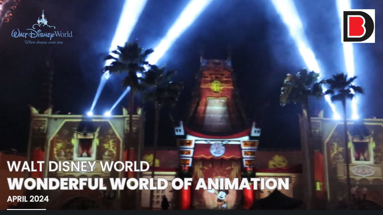 The Wonderful World of Animation Full Show | Disney's Hollywood Studios ...