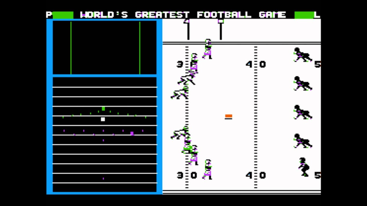 The World's Greatest Football Game for the Apple II - YouTube