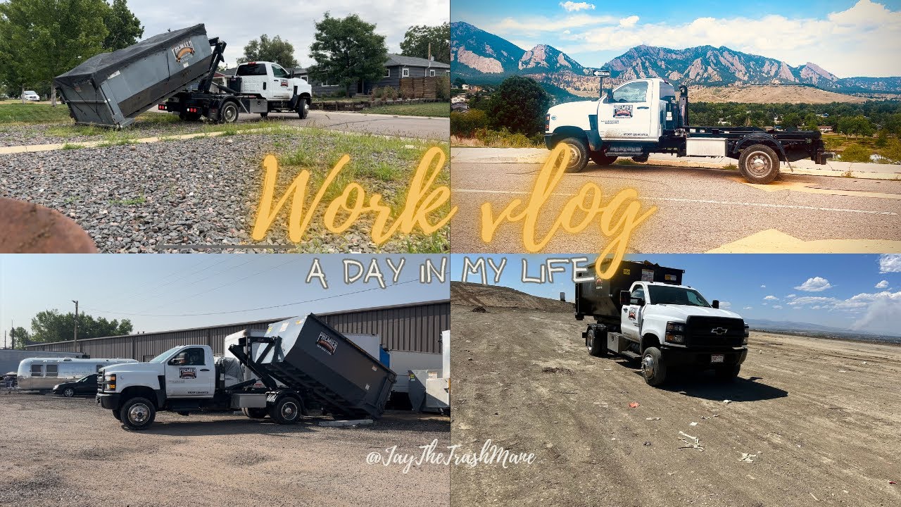The Daily Grind of a Roll-Off Driver - YouTube
