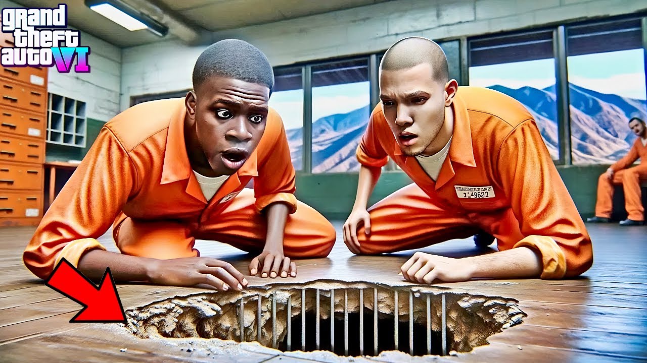 😱Franklin & Kevin's Prison Break In GTA 5 RP-GTA 5 Real Life Mod ...