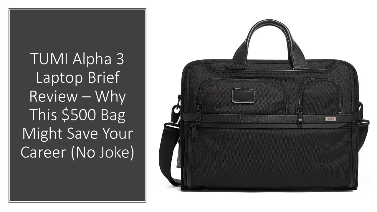 TUMI Alpha 3 Laptop Brief Review – Why This $500 Bag Might Save Your ...