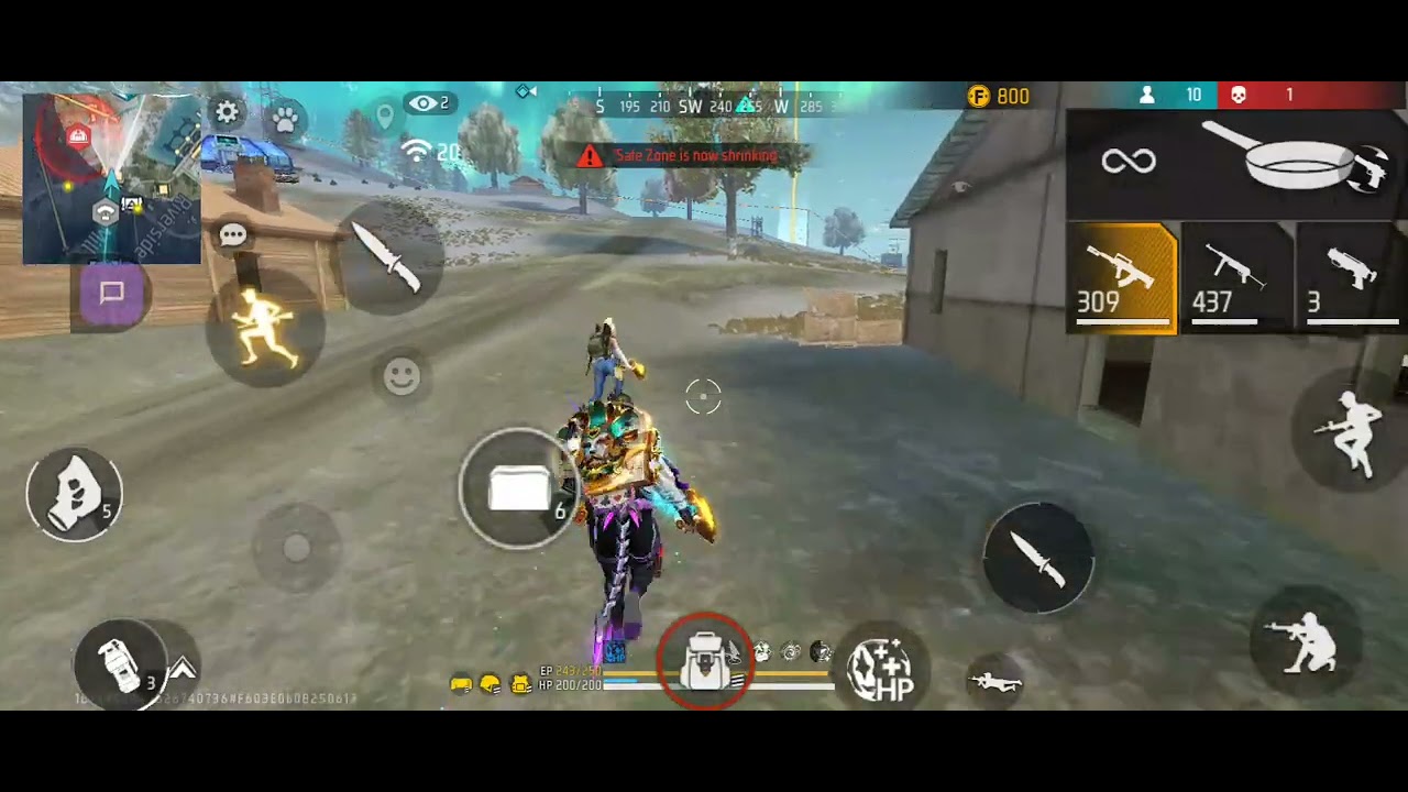 Samiul team up on free fire a Br Rank - YouTube