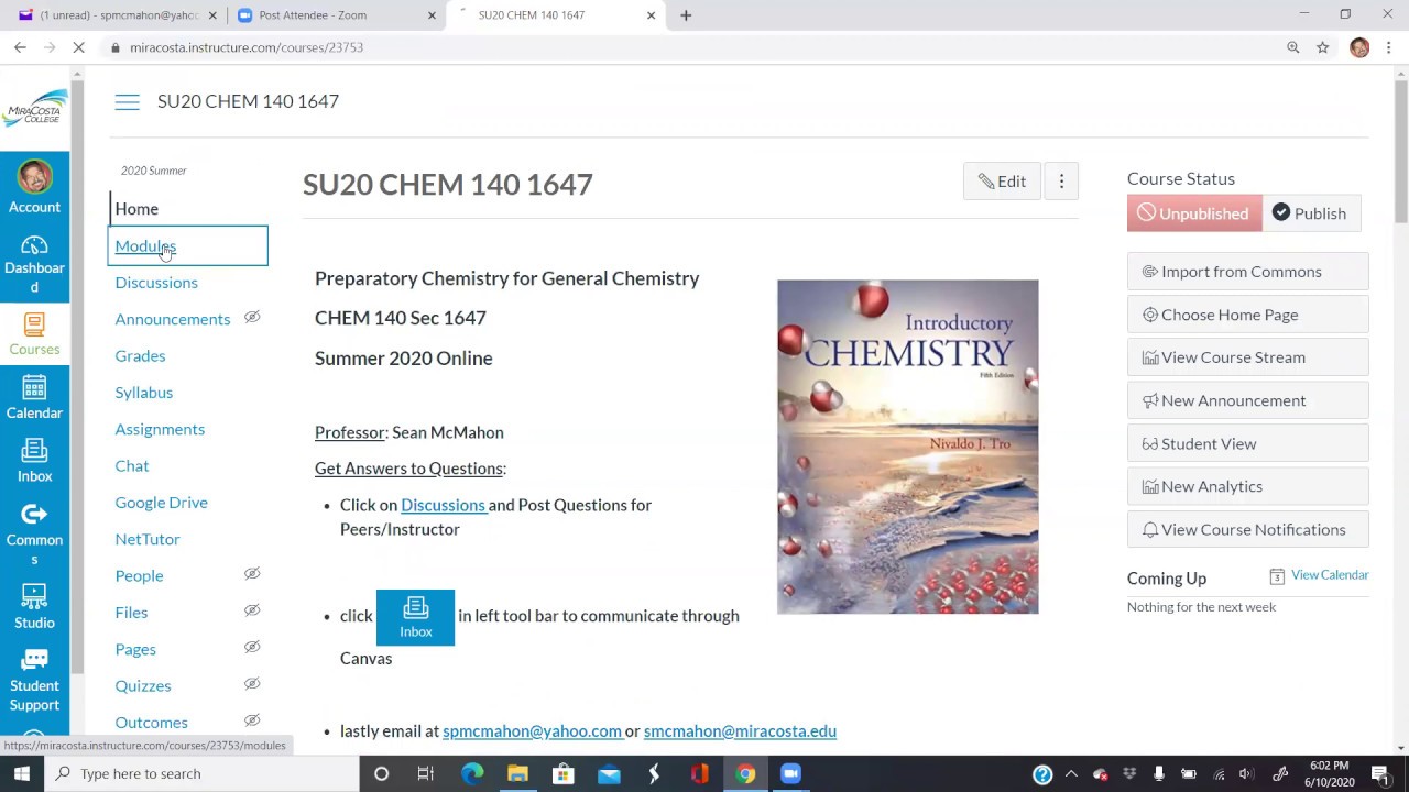 How to Navigate Through Modules in Canvas - YouTube