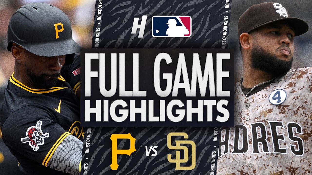 Pittsburgh Pirates vs San Diego Padres - FULL GAME HIGHLIGHTS | June 1 ...