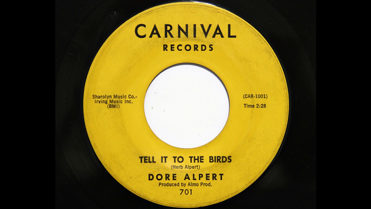 Dore Alpert - Tell It To The Birds (Carnival 701) - YouTube
