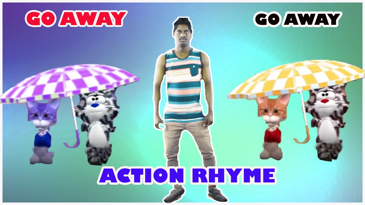 Go Away Action Rhyme || Nursery Popular Rhymes For Kids - YouTube