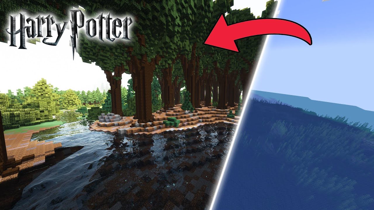 I Built The Forbidden Forest in Minecraft - YouTube