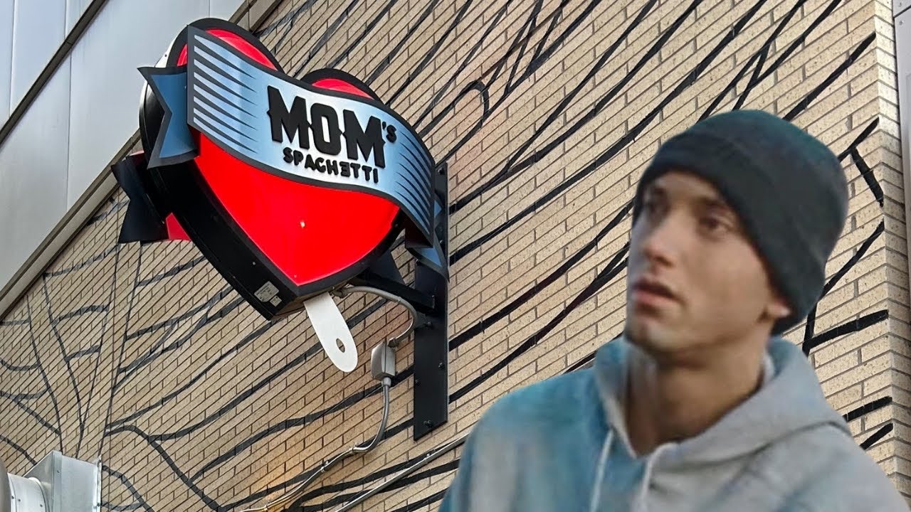 Inside Eminem's Mom's Spaghetti Restaurant - YouTube