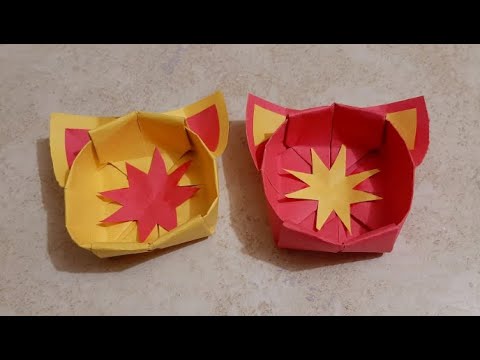 DIY Kids Crafts - Small Simple Paper Box + Tutorial ! - YouTube