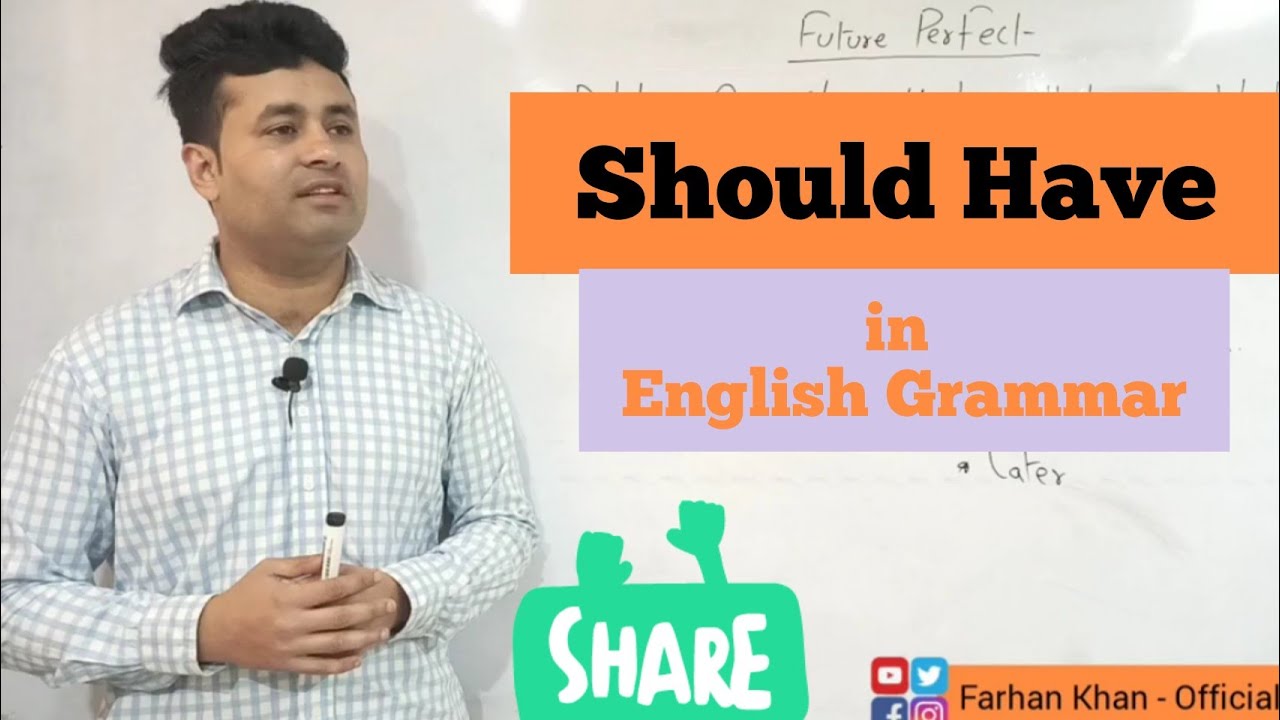 Should Have + Verb3rd in English Grammar | Lesson#12 - YouTube