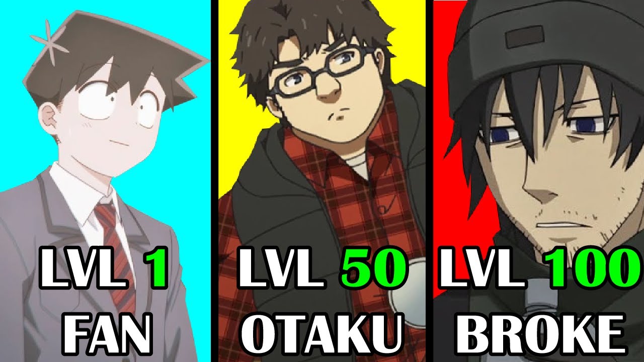 Levels of Anime Fans - YouTube