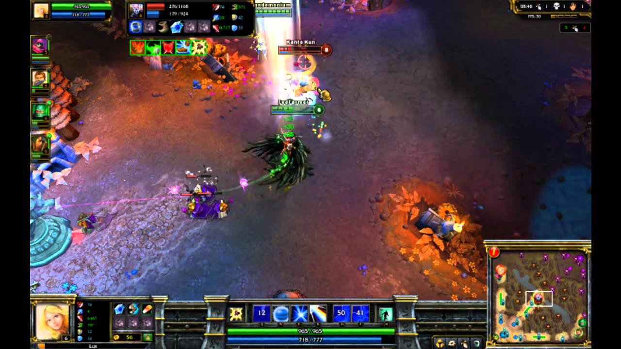 League of Legends 5v5 gameplay with commentary 1 - Lux (Part 1) - YouTube