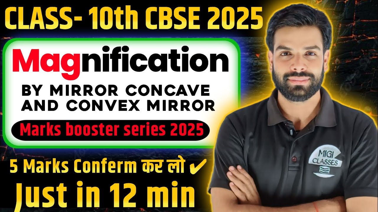 Magnification By A Mirror Concave And Convex Mirror Physics Chapter 01 ...