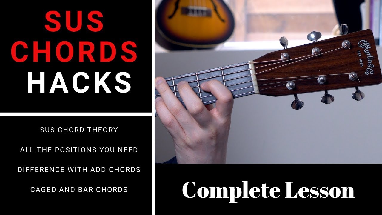 Sus Chords on Guitar | All the shapes you need to know (Sus4/Sus2 ...