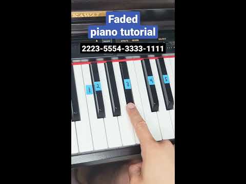 Faded Alan Walker - piano tutorial - YouTube