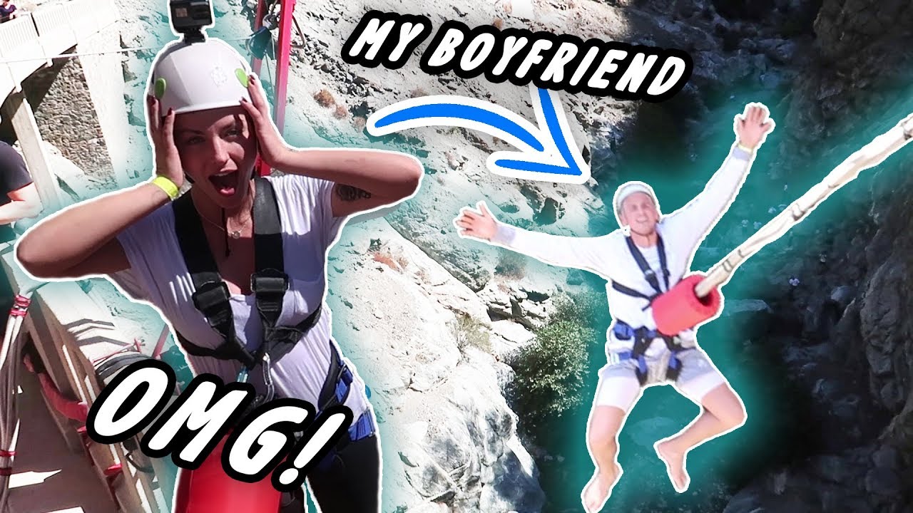 200ft BUNGEE JUMP! SURPRISE PRANK on my BOYFRIEND at 5AM! - YouTube