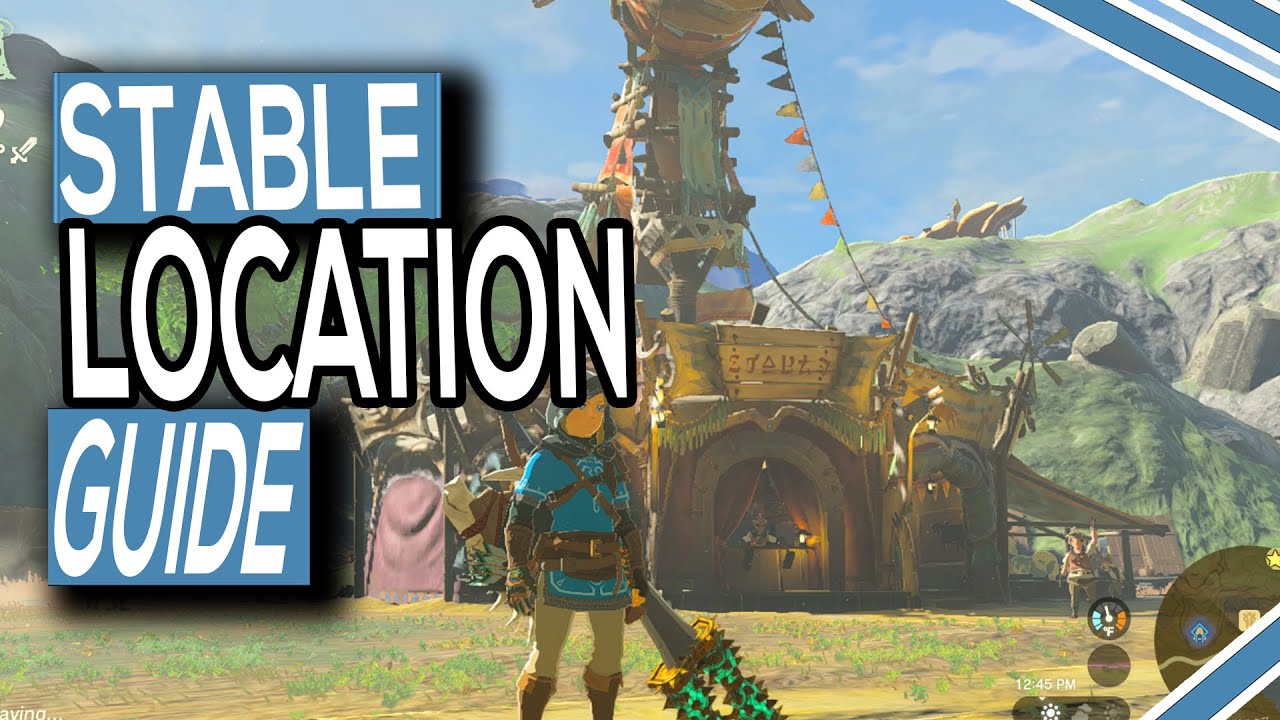 Zelda Tears Of The Kingdom Stable Location Guide - YouTube