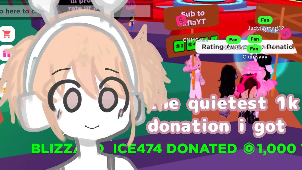The quietest 1k donation i got and i finally recorded one of his random ...