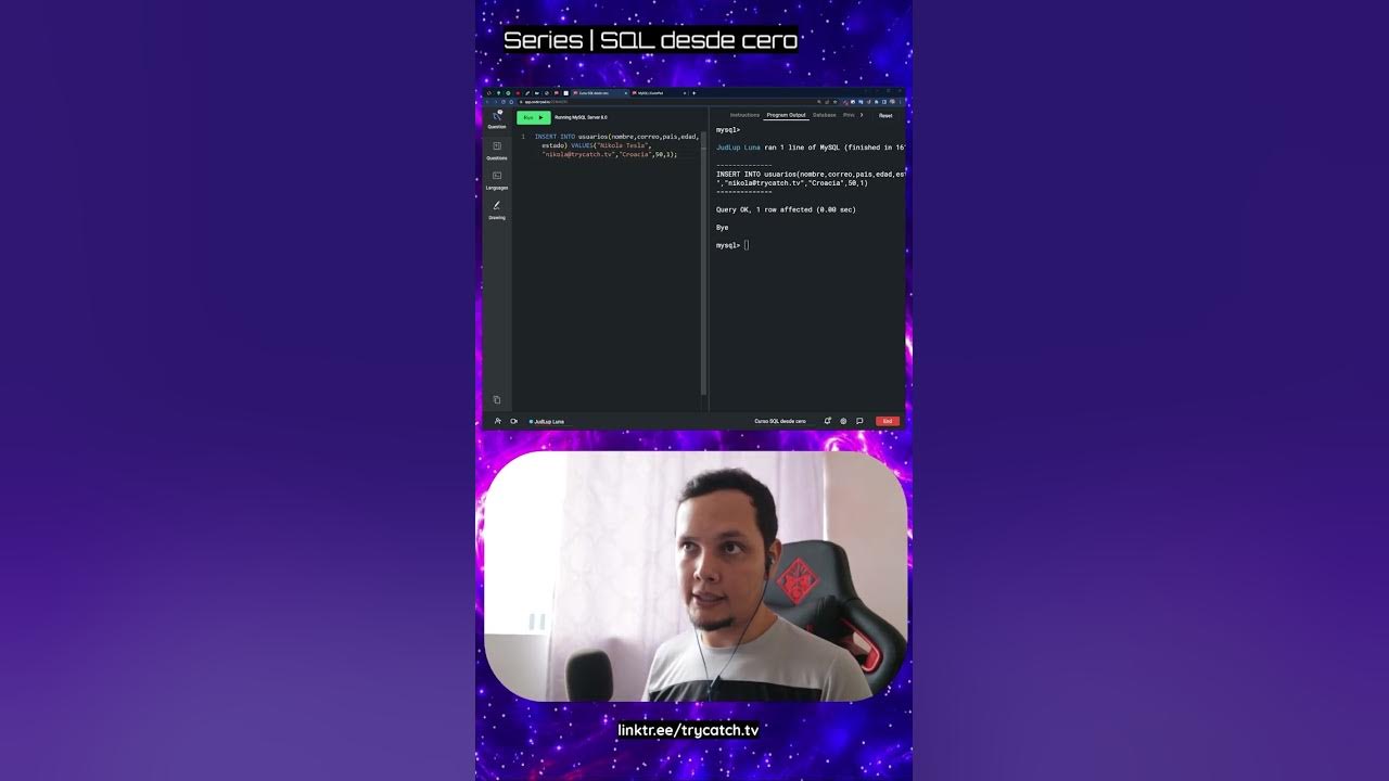 Curso SQL Desde Cero Lo Esencial - 12 Insert into - YouTube