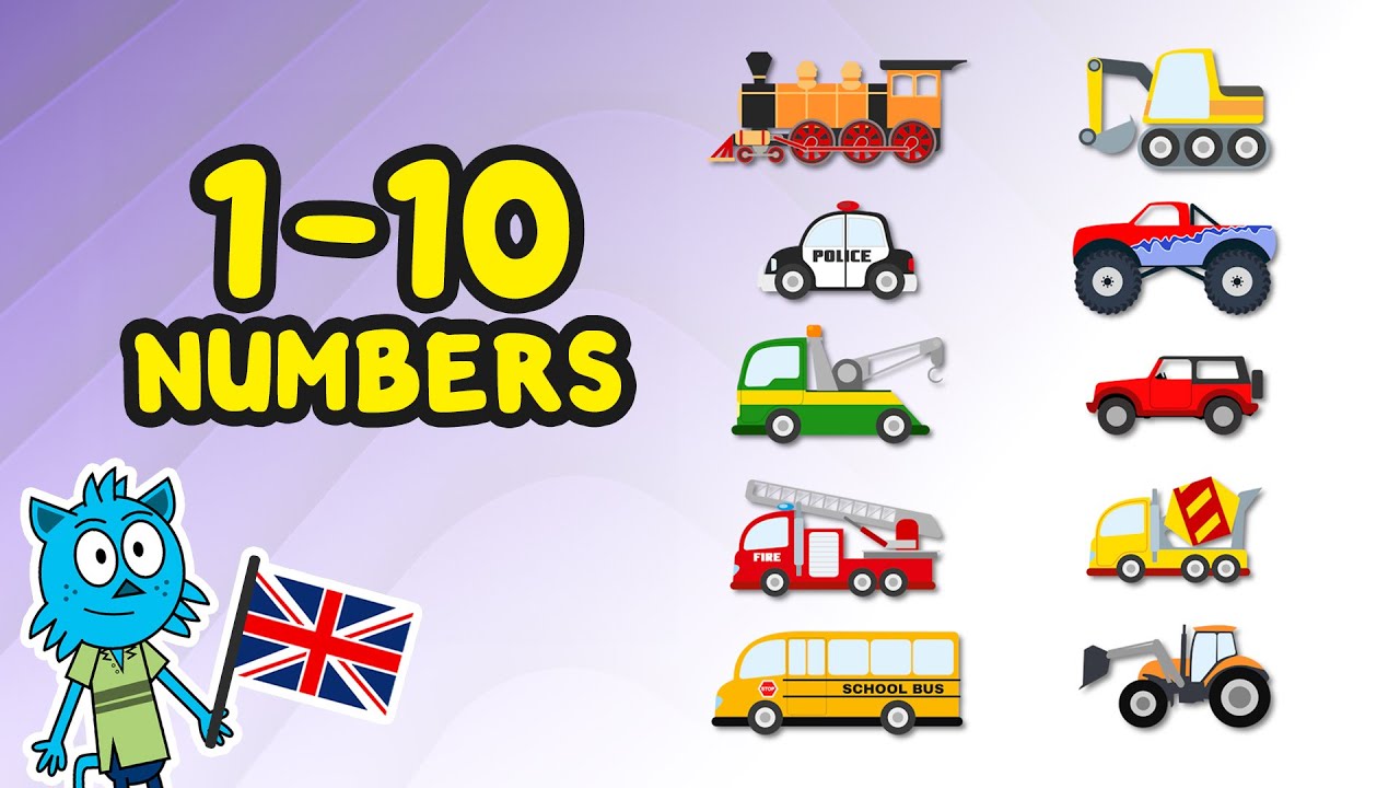 Learning numbers 1-10 for kids | Fun and educational learning video ...