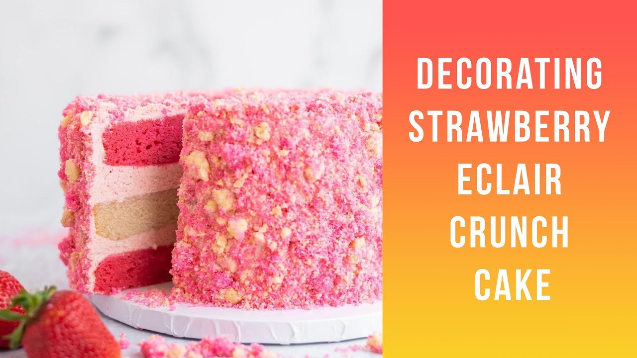 Vegan & Gluten-Free Strawberry Eclair Crunch Cake: Watch This Delicious ...