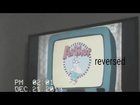 Arthur theme song recorded on VHS tape reversed. - YouTube