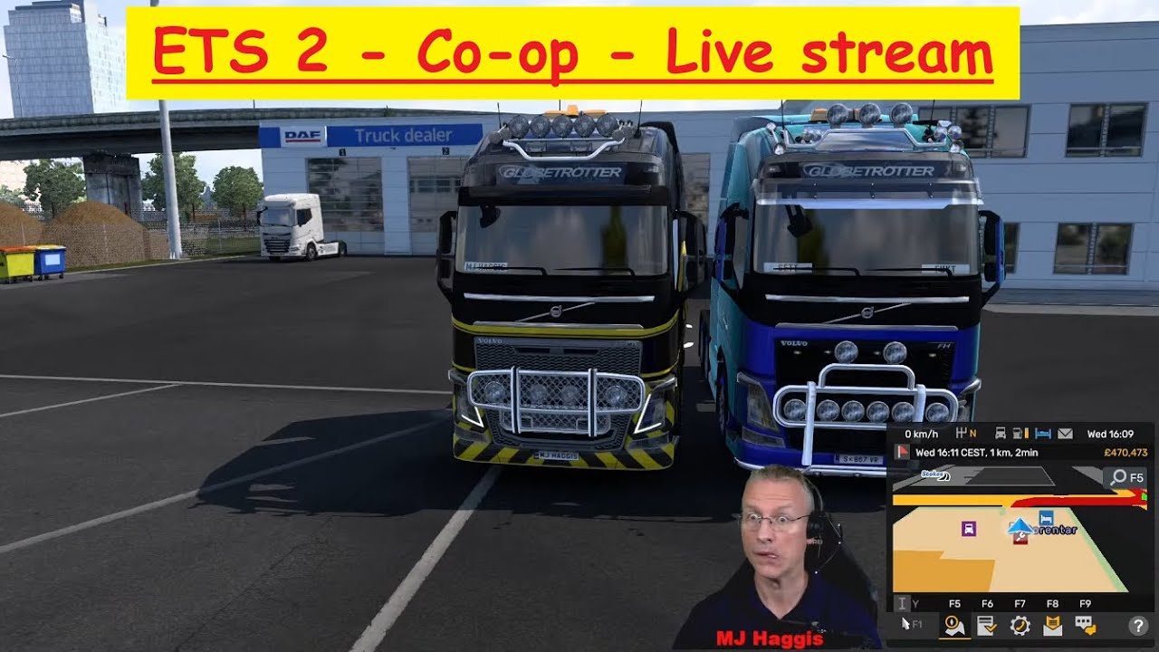 ETS2 - LIVE Stream - Co-op - YouTube