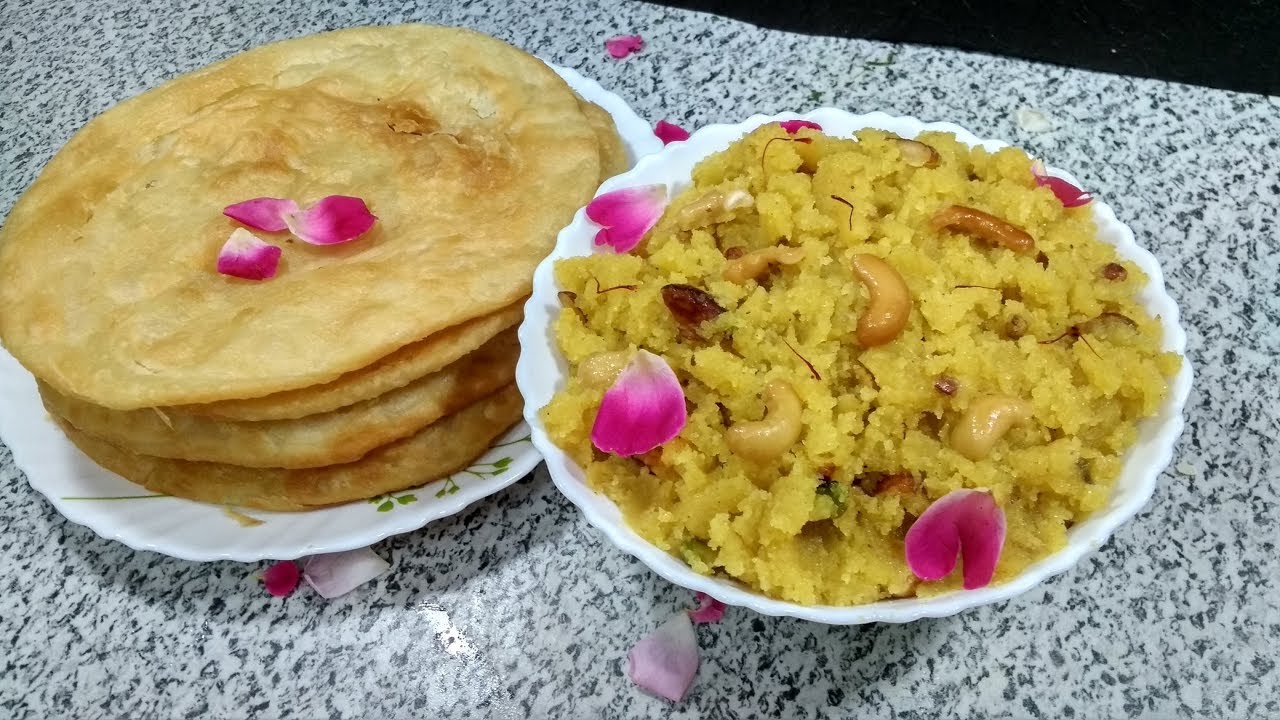 Halwa paratha recipe | हलवा पराठा | How to make Halwa Paratha - YouTube