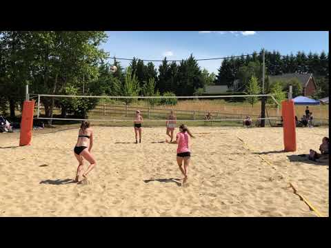 Allie Andrew 2021 beach vs 18s
