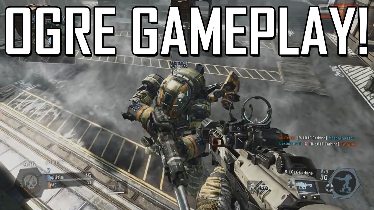 Titanfall - Ogre Titan Gameplay! (Shield Core Ability & Tank Titan ...
