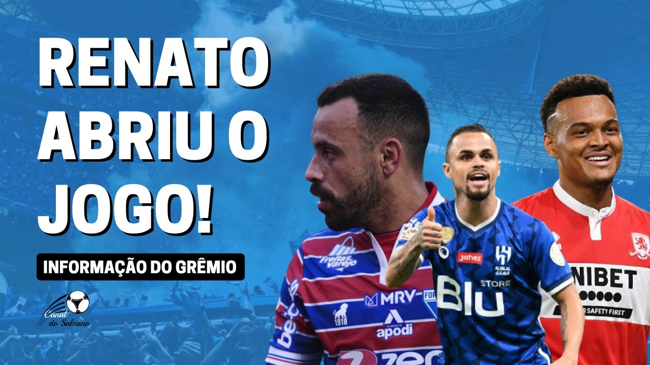 GRÊMIO: RENATO ESCLARECE TUDO | MICHAEL | MOISÉS | RODRIGO MUNIZ ...