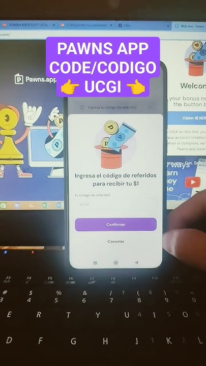 pawns app referral code / como ingresar código de referencia # ...