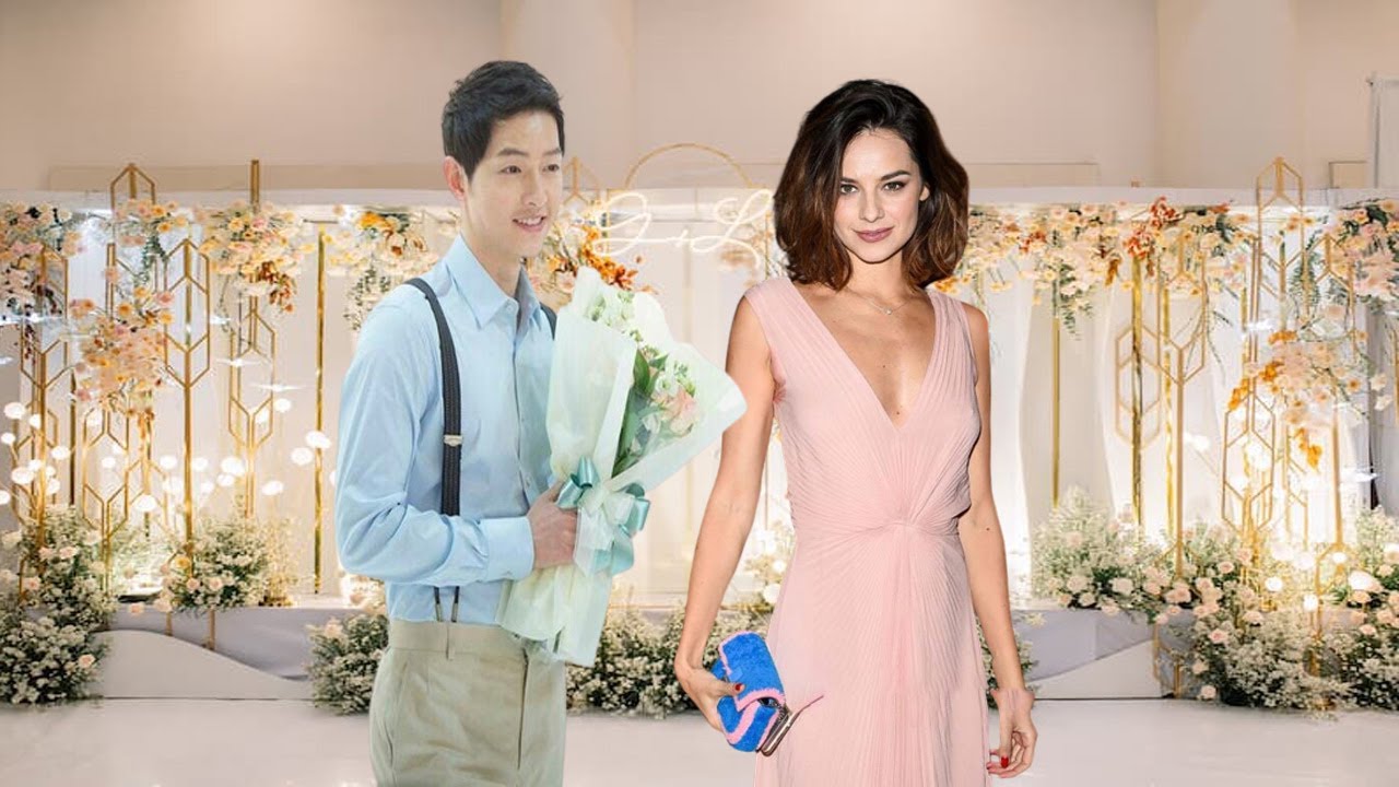 Katy Louise Saunders -Song Joong Ki's wife first talked about the wedding. #wedding #fmade - YouTube