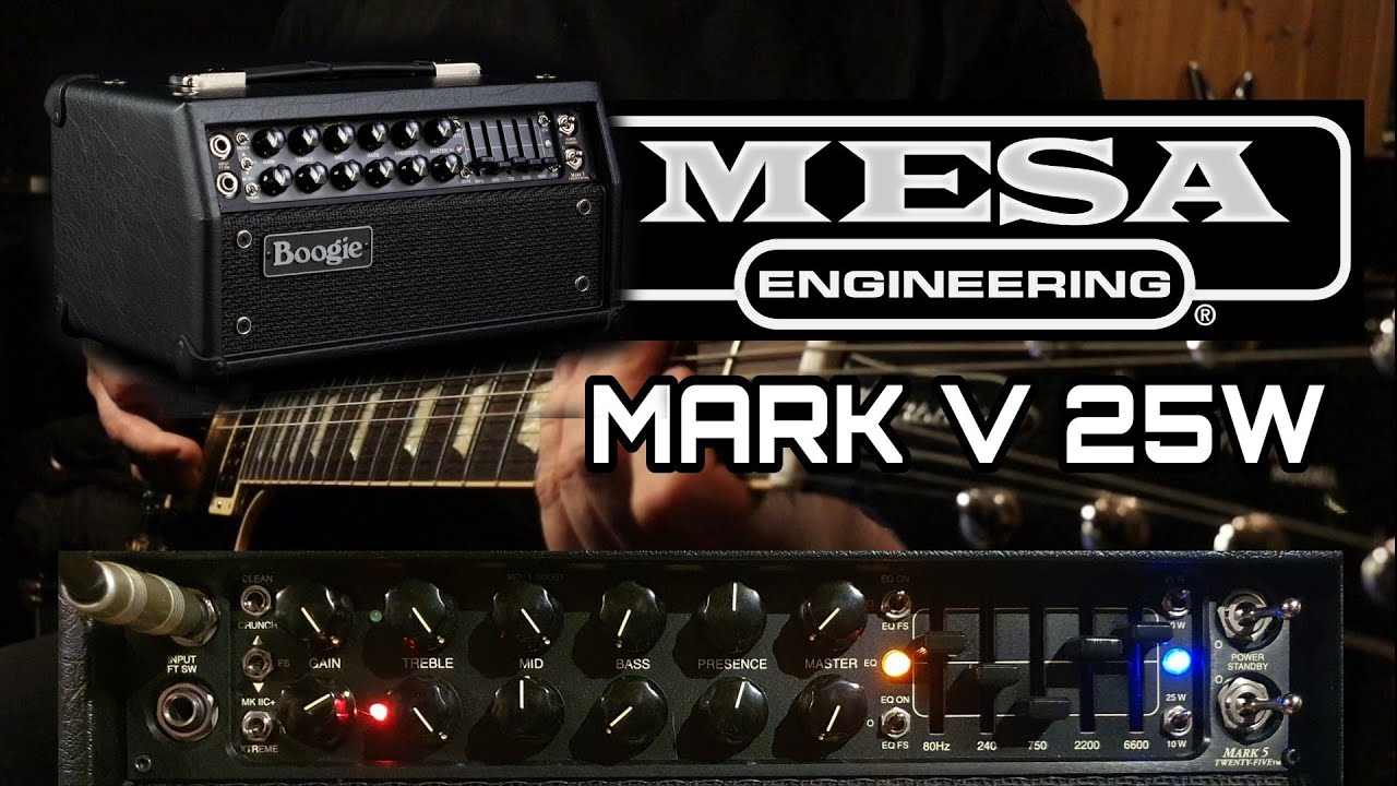 MESA BOOGIE MARK V 25W - PURE METAL !! - YouTube
