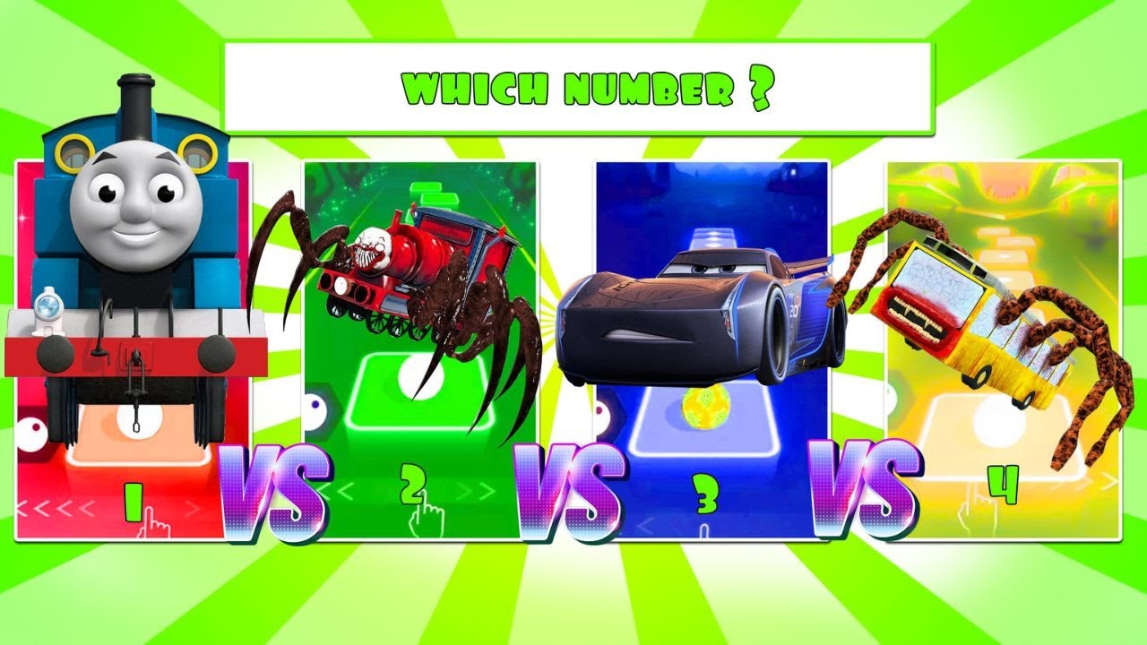 Train Thomas - Choo Choo Charles - Jackson Storm - Bus Eater 😎 Tiles ...