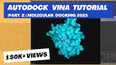 Molecular Docking: AUTODOCK VINA Tutorial- PART 1 - YouTube