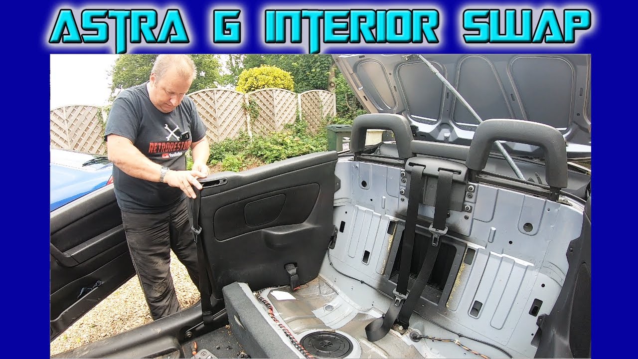 Astra G Mk4 Convertible Interior Swap To Leather - YouTube